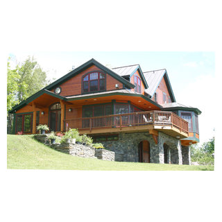 Natural Wood and Stone - Traditional - Exterior - Burlington - by The ...