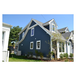 Navy Cape Cod - Traditional - Exterior - Baltimore - by Tobias M ...