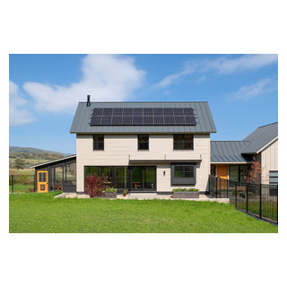 Net Zero Farmhouse - Farmhouse - Exterior - Burlington - by Silver Maple Construction LLC | Houzz