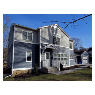 New 2nd Floor Addition to Ranch House - Traditional - Exterior - Boston ...