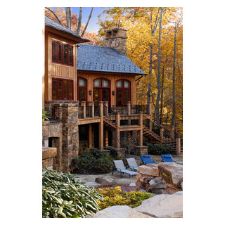 New Custom Home - Natural Surroundings - Rustic - Exterior - DC Metro ...