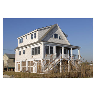 New England Beach House - Transitional - Exterior - Providence - by ...