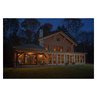 New Hampshire Lake House - Rustic - Exterior - Boston - by Bensonwood ...