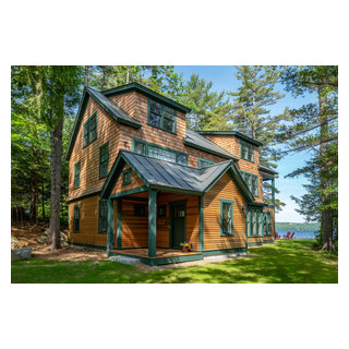 New Hampshire Lake House - Craftsman - Exterior - Boston - by Cummings ...