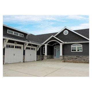 New Home Build on the lake - Beach Style - Exterior - Cleveland - by ...