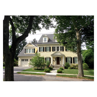 New Residence: Traditional Center Entry Home - Traditional - Exterior ...