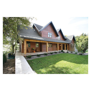 New London, MN Timber Frame - Exterior - Minneapolis - by BLUE OX ...