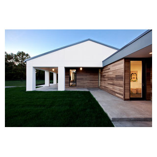 New Modern House Ditch - Modern - Exterior - Indianapolis - by HAUS ...
