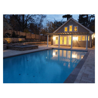 Newton Pool House - Exterior - Boston - by Chestnut Street Studios | Houzz