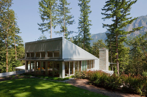 Single-Sloped Roofs Ramp Up Modern Homes