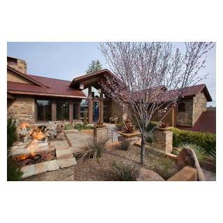 Northern Exposure // Front Exterior from Left - Rustic - Exterior ...