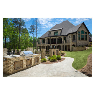 Nottingham Tudor Brick Home - Alabama - Traditional - Exterior - Other ...