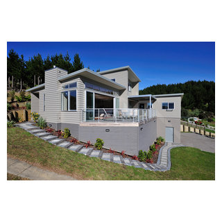 Opito Bay House - Contemporary - Exterior - Auckland - by Geoff Brown ...