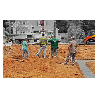 Our Crew Pouring Footings with a Pump Truck - Craftsman - Exterior ...