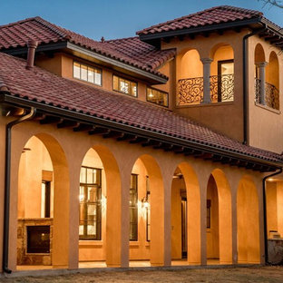 75 Beautiful Adobe Exterior Home with a Hip Roof Pictures & Ideas ...