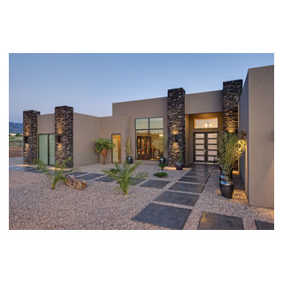 Parade Home - Modern - Exterior - Albuquerque - by John Mark Custom ...