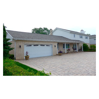 Park Ridge, IL James Hardie Siding Remodel Arctic White Split Level ...
