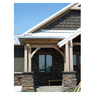 Partially Finished Lodge - Traditional - House Exterior - Chicago - by ...