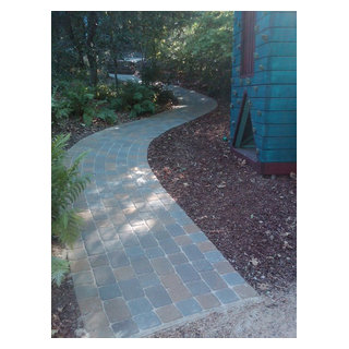 Pavestone Plaza Stone Cobblestone Pathways, Staircases, Tehama color ...
