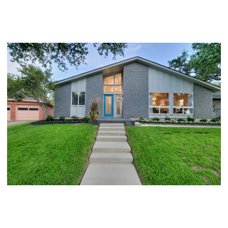 PBH Keith Heights - Midcentury - House Exterior - Dallas - by PBH ...