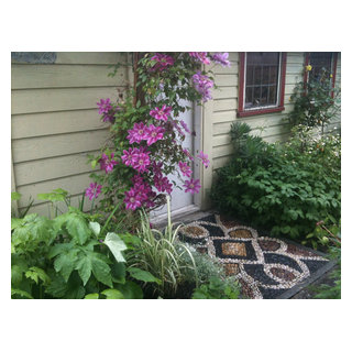 Pebble Mosaic threshold - Eclectic - Exterior - Vancouver - by Pebble ...