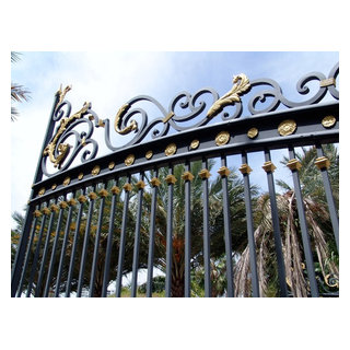 Peninsula Entry Gates - Mediterranean - Exterior - Miami - by Toledo ...