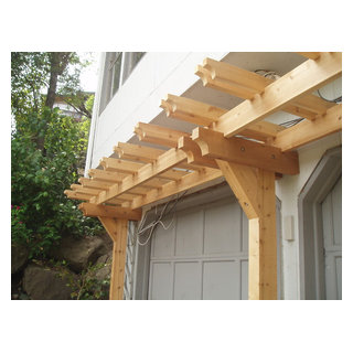 Pergola over garage - Traditional - Exterior - Seattle - by Bear Creek ...