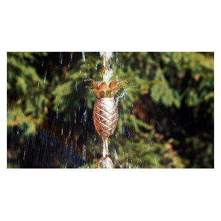 Pineapple Rain Chain - Polished Copper by Good Directions - House ...
