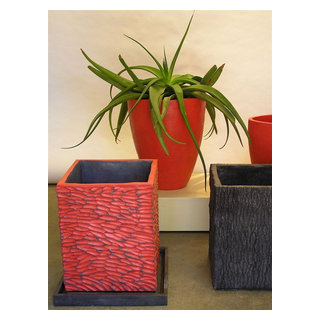 Planters By A Sculptor - Contemporary - House Exterior - San Francisco ...