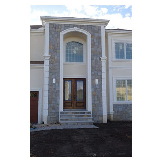 Plymouth Natural Thin Stone Veneer Exterior - Traditional - Exterior ...