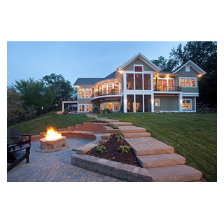 Point - New Home Fire Pit - Traditional - Exterior - Minneapolis - by ...