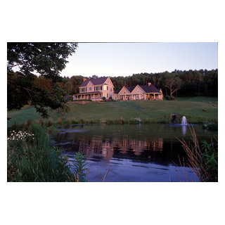 Pond View Home - Traditional - Exterior - New York - by Crisp ...