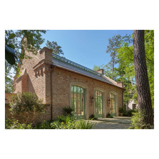 Pool House Conservatory - Industrial - Exterior - Houston - by Newberry ...
