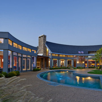 Curved Water Feature - Photos & Ideas | Houzz