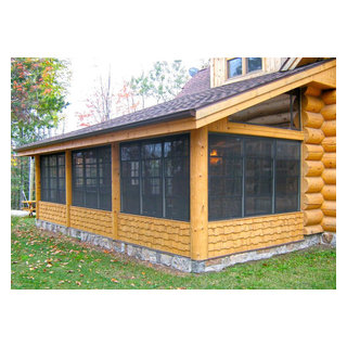 Porch Windows - Rustic - Exterior - Philadelphia - by Sunspace of ...