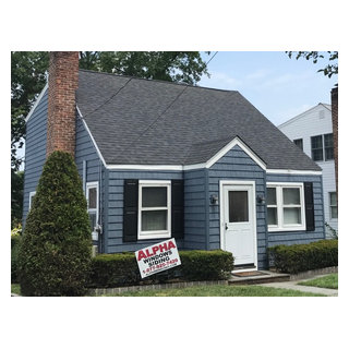 Port Washington Siding - Pacific Blue Shakes & Shutters - Alpha Windows ...