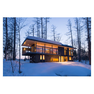 Private House, Sapporo, JP - Rustic - House Exterior - Sapporo - by ...
