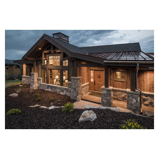 Promontory Home - Rustic - Exterior - Salt Lake City - by Artisans ...