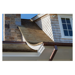 Queen Anne Shingle Style Beach House - Beach Style - Exterior - Los ...