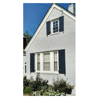 Raised Panel Exterior Shutters Before and After - Craftsman - Exterior ...