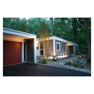 Raised path with steel edge - Contemporary - Exterior - DC Metro - by ...