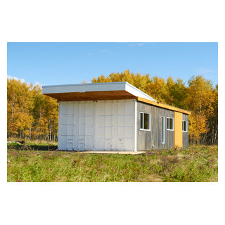 Ranch Container Home - Модернизм - Фасад дома - Калгари - от эксперта ...