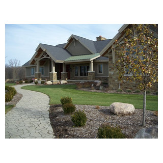 Ranch House Style Home - Campagne - Façade - Autres périmètres - par ...