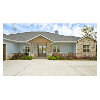 Ranch Style One Story Home - Traditional - House Exterior - Houston ...