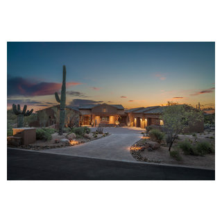 Ranch Territorial Home - Southwestern - Exterior - Phoenix - by ...