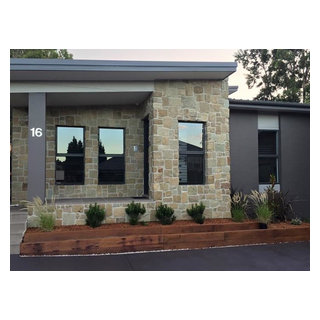 Random Ashlar Stone Cladding - Contemporary - Exterior - Sydney - by ...