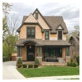 Ravine House - Traditional - Exterior - Detroit - by Brian Neeper ...