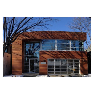 Red Balau Batu Horizontal Siding - Modern - Exterior - Calgary - by ...
