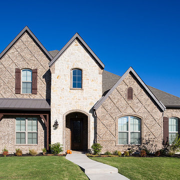 Buff Mortar With Auburn Hills Acme Brick - Photos & Ideas | Houzz
