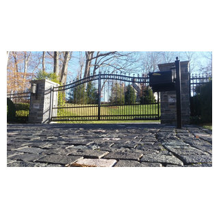 Residential custom iron gate - Traditional - Exterior - Philadelphia ...